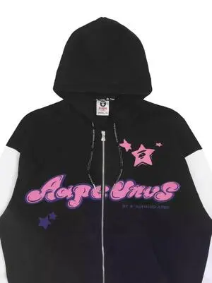 AAPE BY *A BATHING APE Moonface Panelled Hoodie - Black