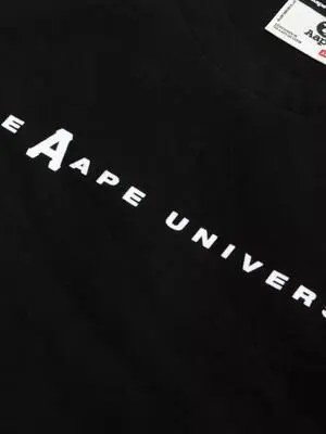 AAPE BY *A BATHING APE Logo-print Crew-neck T-shirt