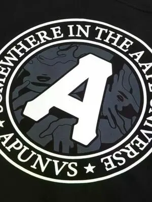 AAPE BY *A BATHING APE Logo-print Crew-neck T-shirt