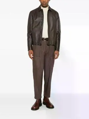 Eleventy Patch-pocket Straight Leg Trousers