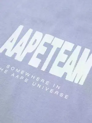 AAPE BY *A BATHING APE Graphic-print T-shirt - Purple