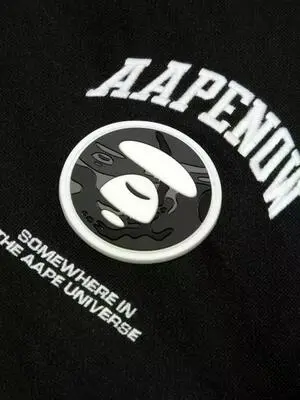 AAPE BY *A BATHING APE Moonface Patch Track Sweatshirt