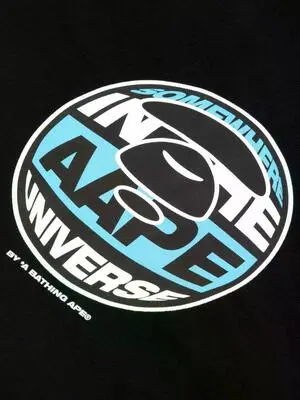 AAPE BY *A BATHING APE Moonface Universe Long-sleeve T-shirt