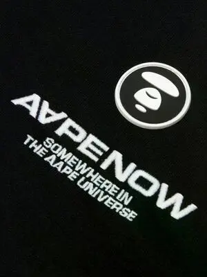 AAPE BY *A BATHING APE Moonface Patch Half-zip Sweatshirt