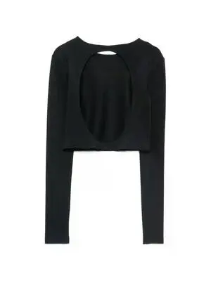 PARLOR Open-back Long-sleeve Top