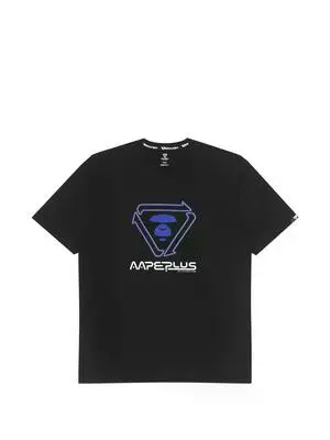 AAPE BY *A BATHING APE Moonface Printed T-shirt - Black