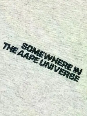 AAPE BY *A BATHING APE Moonface Cotton T-shirt - Grey