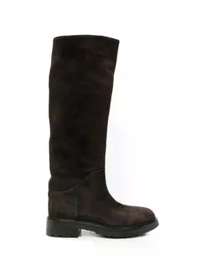 STRATEGIA SHOES Suede Boots - Brown
