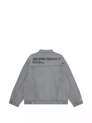 AAPE BY *A BATHING APE Moonface-detail Denim Jacket