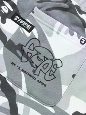 AAPE BY *A BATHING APE Moonface Camo-print Shorts