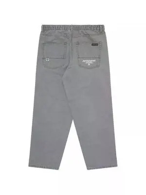 AAPE BY *A BATHING APE Moonface Embroidered Jeans