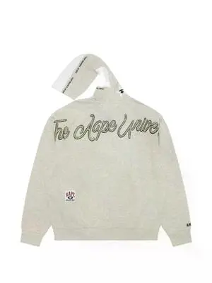 AAPE BY *A BATHING APE Aapeunvs Moonface Logo-patch Hoodie