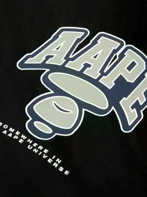 AAPE BY *A BATHING APE Moonface Logo-print T-shirt