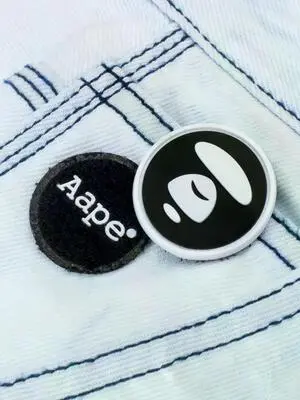 AAPE BY *A BATHING APE Tie-dye Denim Shorts
