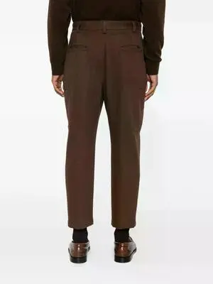 Eleventy Pleated Twill Weave Cargo Trousers