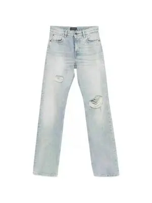 HAIKURE Haikure Distressed Straight-Leg Jeans