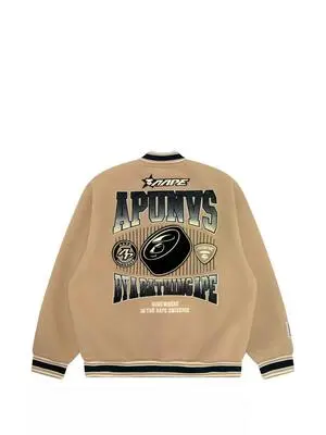 AAPE BY *A BATHING APE Logo-patch Jacket - Neutrals