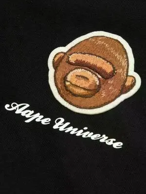 AAPE BY *A BATHING APE Logo Patch Cardigan