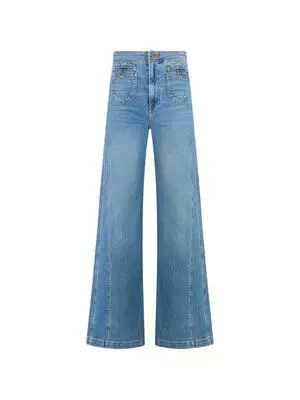 Veronica Beard Taylor Godet Panelled Jeans