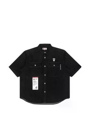 AAPE BY *A BATHING APE Moonface Short-sleeve Shirt - Black