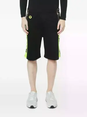 AAPE BY *A BATHING APE Camouflage-panel Shorts - Black