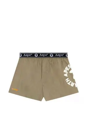 AAPE BY *A BATHING APE Moonface-print Boxers - Black