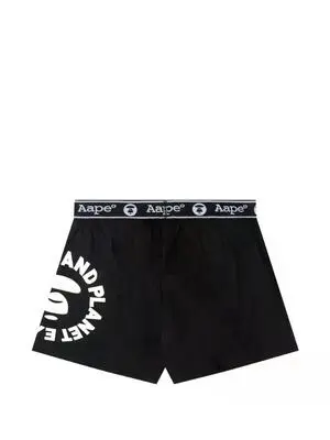 AAPE BY *A BATHING APE Moonface-print Boxers