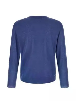 SLOWEAR Giro Mélange-yarn Sweater - Blue