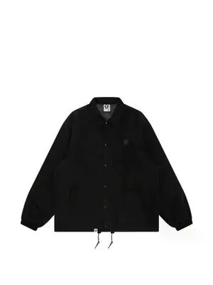 AAPE BY *A BATHING APE Moonface-patch Overshirt - Black