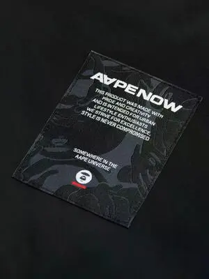 AAPE BY *A BATHING APE Moonface-patch Overshirt