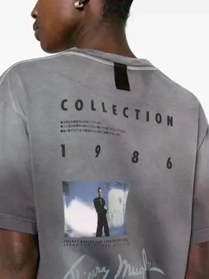 MUGLER Ombré Graphic Print T-shirt