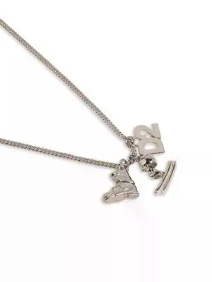 Dsquared2 Charm-detail Curb-chain Necklace