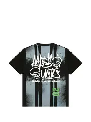 AAPE BY *A BATHING APE Graffiti-print Skull T-shirt - Black