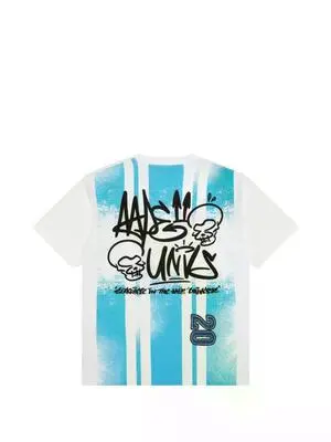 AAPE BY *A BATHING APE Graffiti-print Skull T-shirt