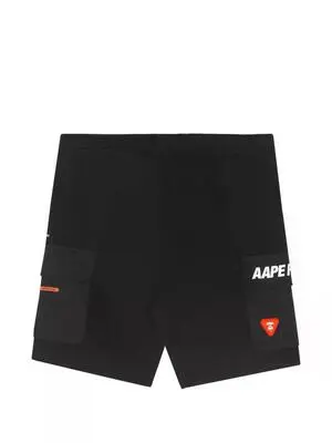 AAPE BY *A BATHING APE Moonface Cargo Shorts - Black