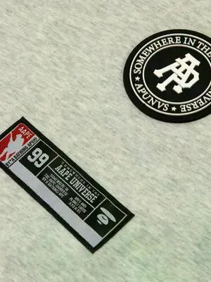 AAPE BY *A BATHING APE Moonface Logo-patch T-shirt