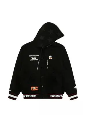AAPE BY *A BATHING APE Varsity Moonface Logo Hoodie - Black
