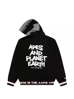 AAPE BY *A BATHING APE Varsity Moonface Logo Hoodie