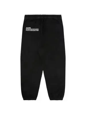 AAPE BY *A BATHING APE Moonface Tapered Trousers - Black