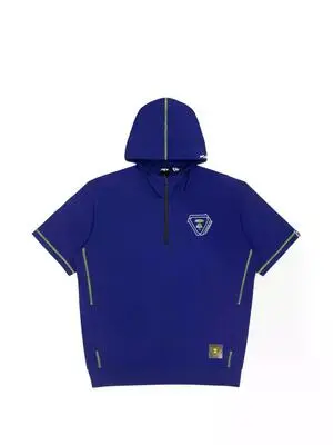 AAPE BY *A BATHING APE Moonface Half-zip Hoodie - Blue
