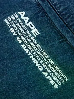 AAPE BY *A BATHING APE Elasticated Waist Jeans With Logo Detail