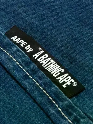 AAPE BY *A BATHING APE Elasticated Waist Jeans With Logo Detail