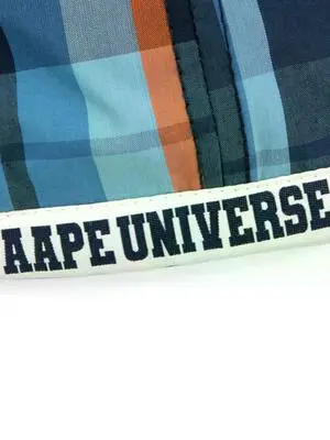 AAPE BY *A BATHING APE Moonface Plaid Cap