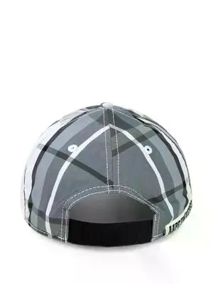 AAPE BY *A BATHING APE Moonface Plaid Cap - Blue