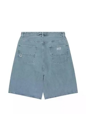 AAPE BY *A BATHING APE Moonface Washed Denim Shorts