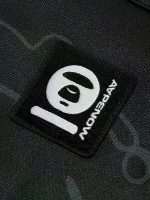 AAPE BY *A BATHING APE Moonface-patch Zip-up Sweatshirt