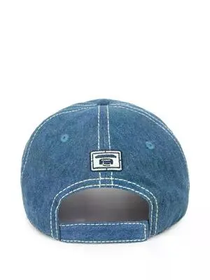AAPE BY *A BATHING APE Logo-embroidered Curved-brim Cap - Blue