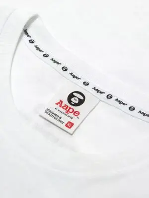 AAPE BY *A BATHING APE Moonface Logo-print T-shirt