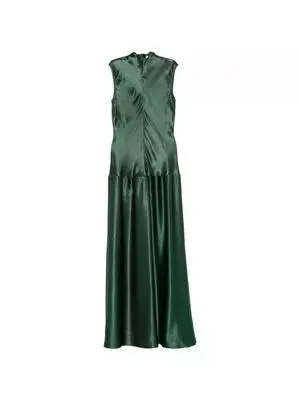 FFORME Sleeveless High-neck Dress - Green