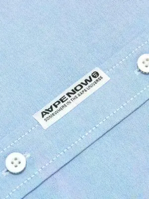 AAPE BY *A BATHING APE Moonface-patch Short-sleeve Shirt